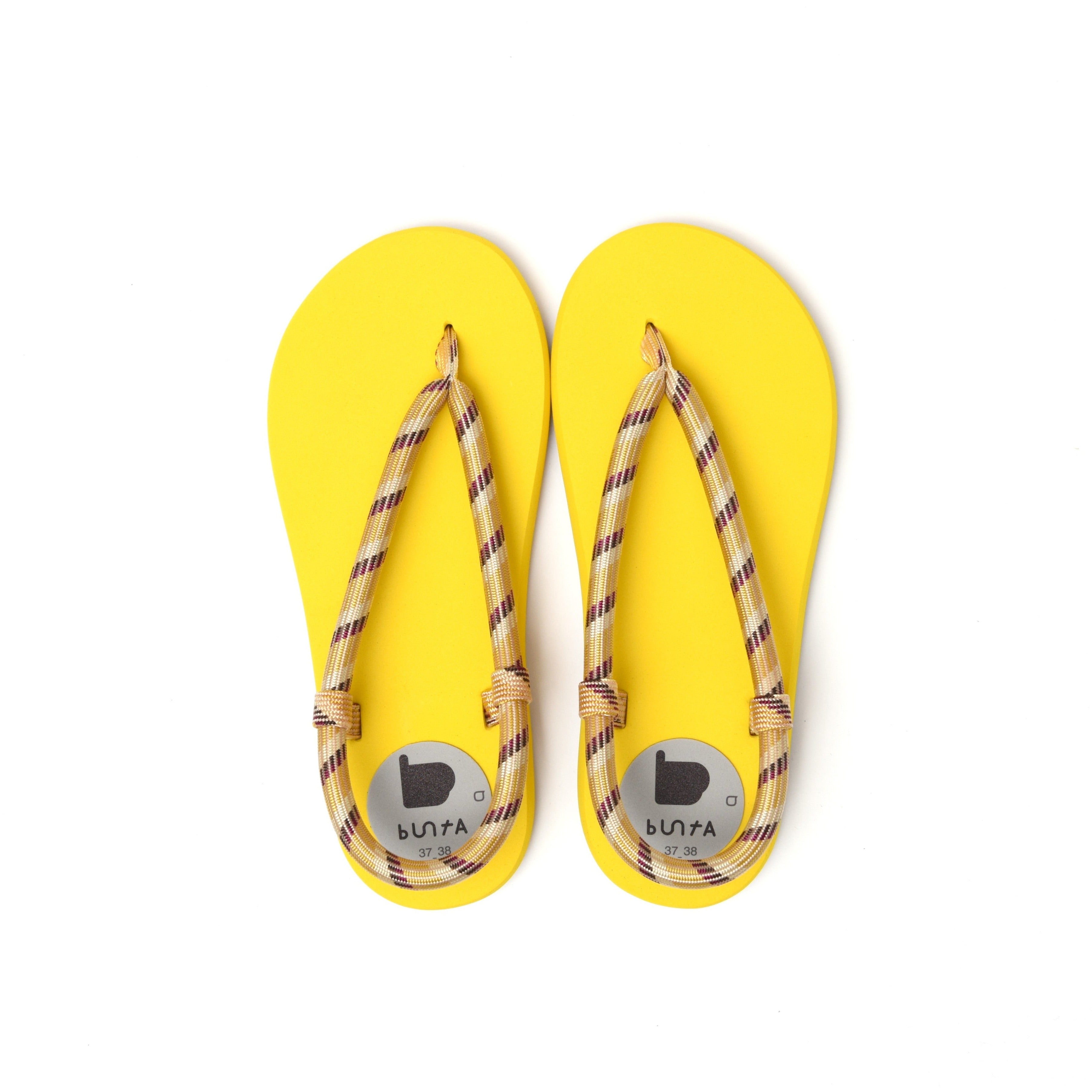 buntA waraji sandal lemon